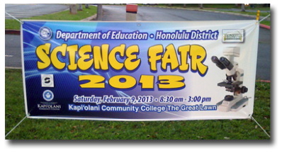 Department of Education - Honolulu District - SCIENCE FAIR - Kaimuki ...