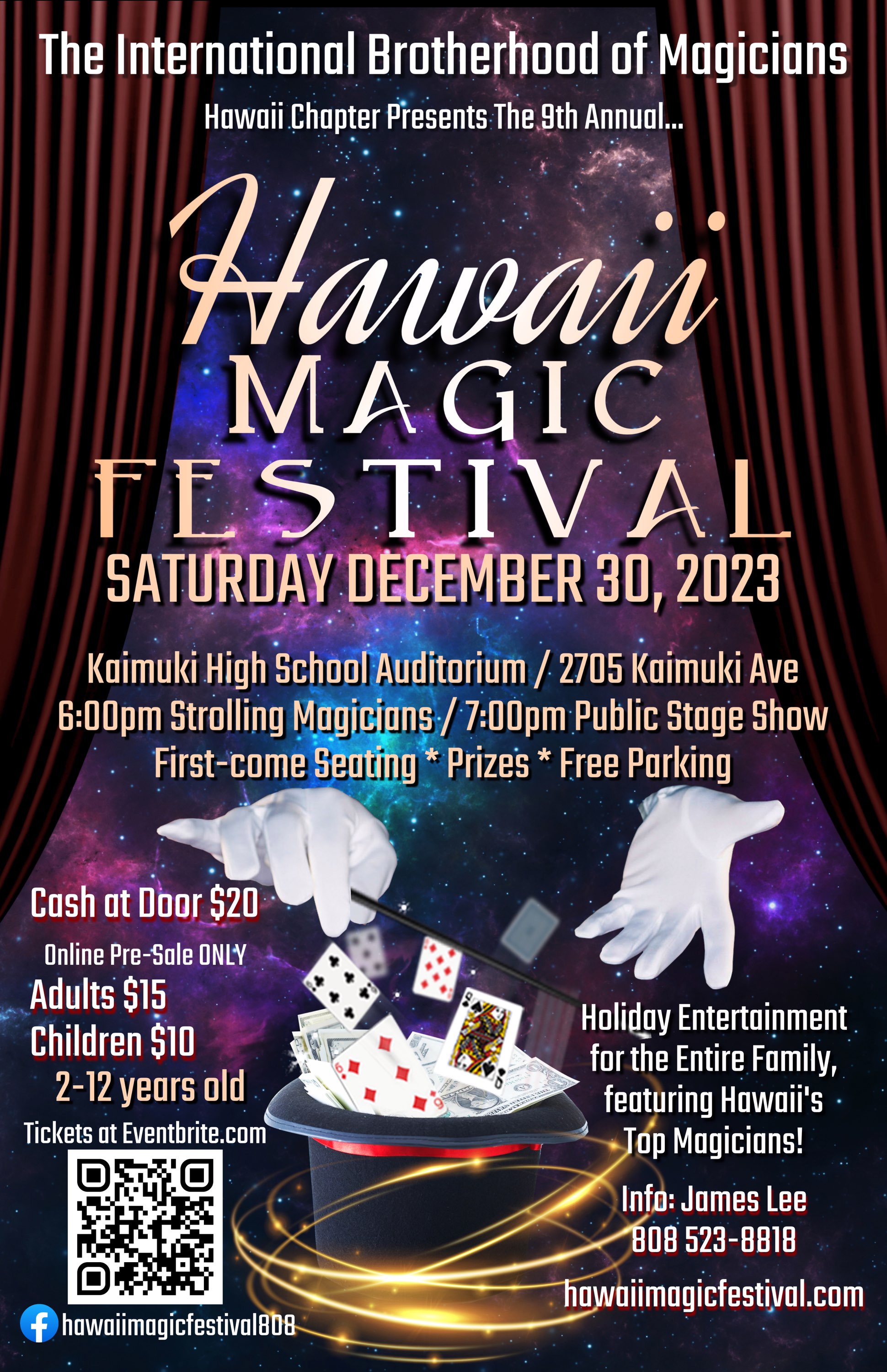 Hawaii Magic Festival at Kaimuki High School - Featuring Hawaii's Top ...