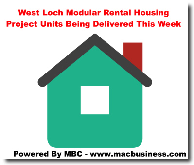 West Loch Modular Rental Housing Project Units Being Delivered This ...